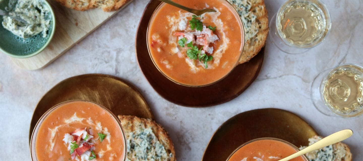 Kreeftensoep - Lekker eten met Linda