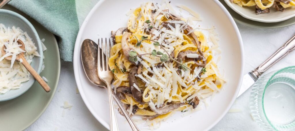 Pasta met champignons - Lekker eten met Linda