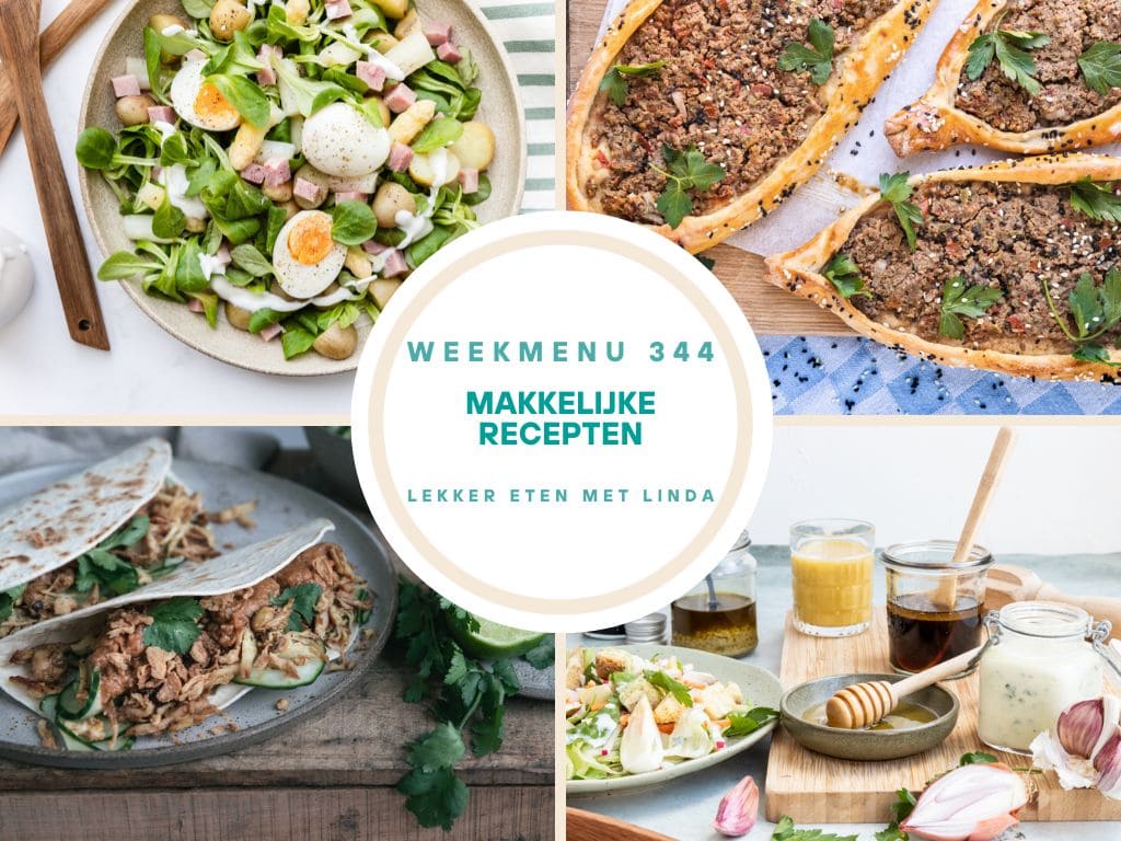 Weekmenu makkelijke recepten 271