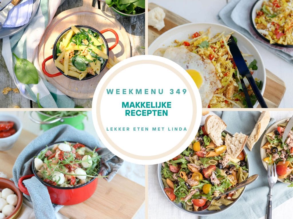 Weekmenu - Lekker eten met Linda