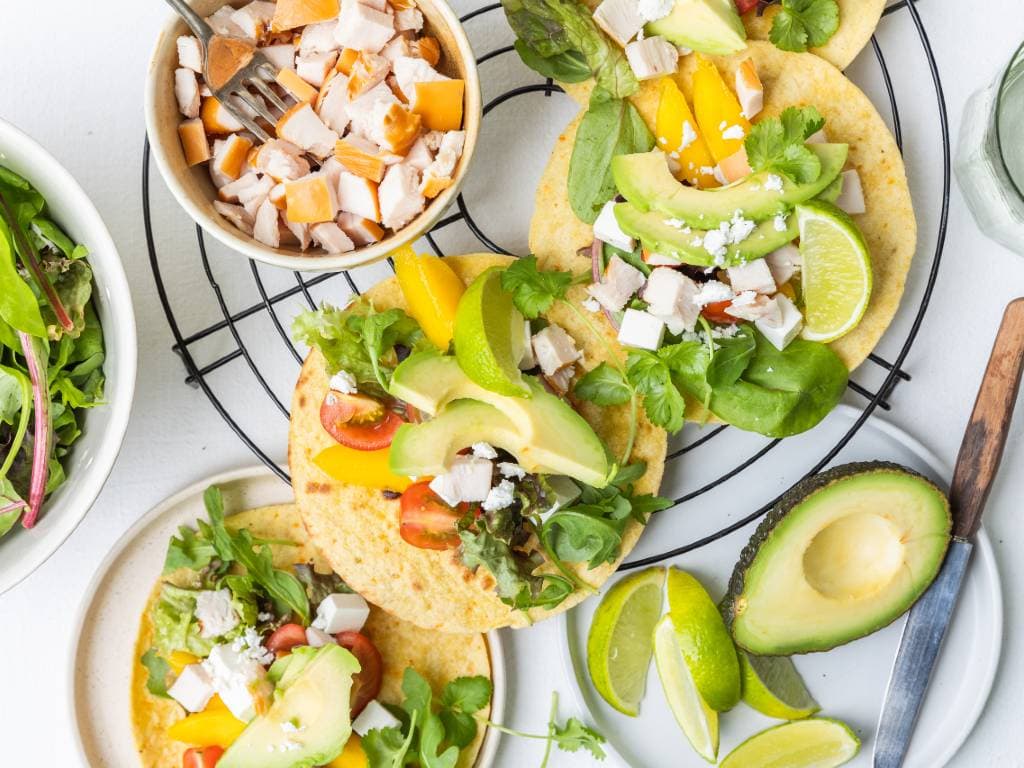 Koude wraps met kip - Lekker eten met Linda