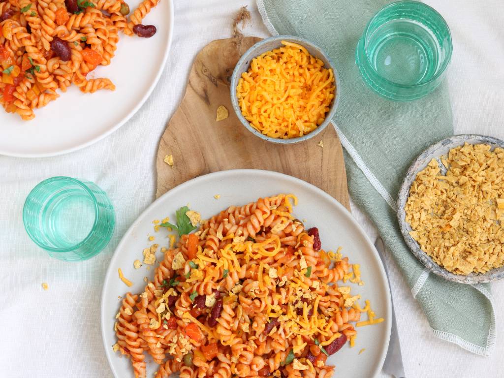 Snelle Mexicaanse pasta - Lekker eten met Linda