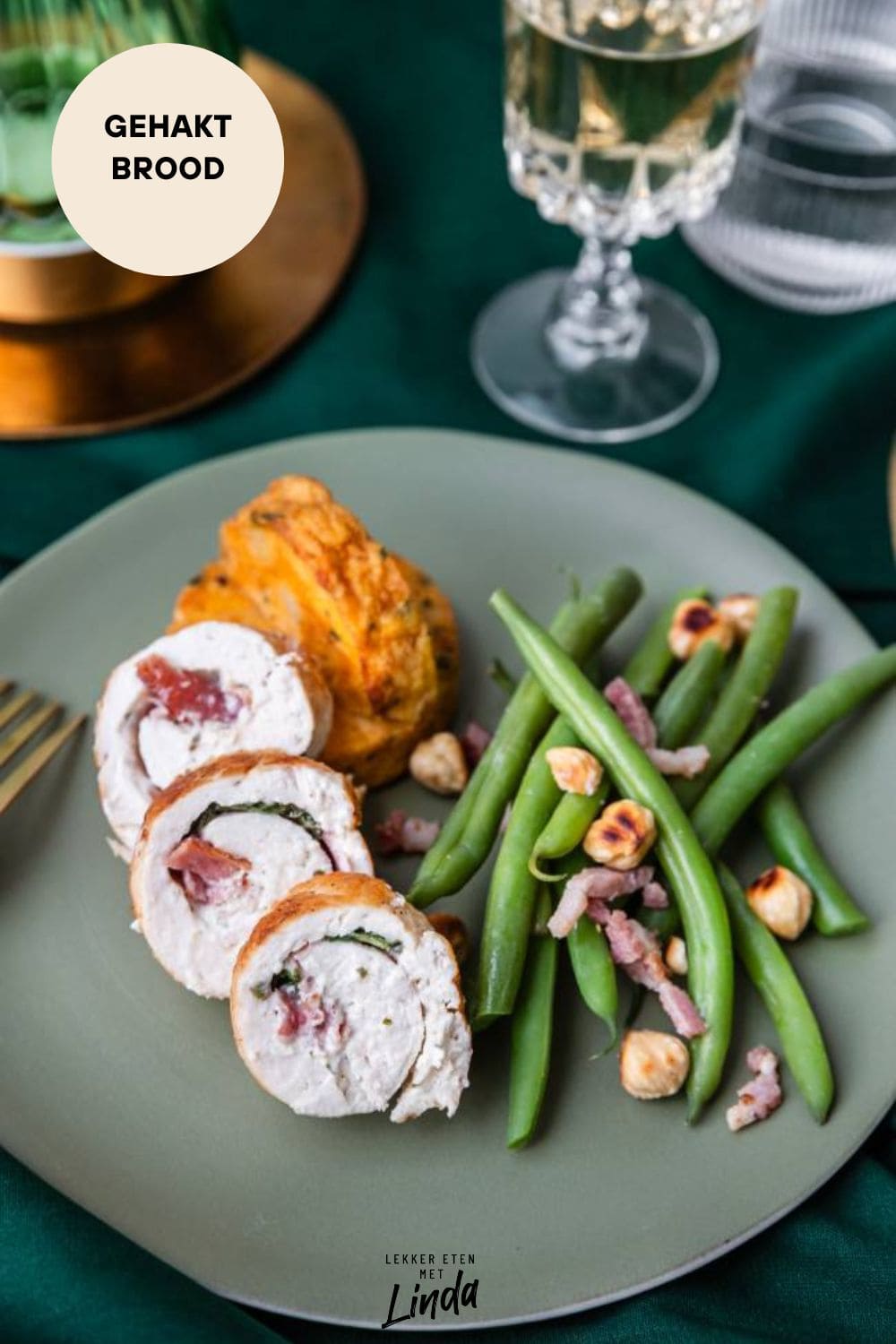 Gevulde kipfilet met Boursin - Lekker eten met Linda