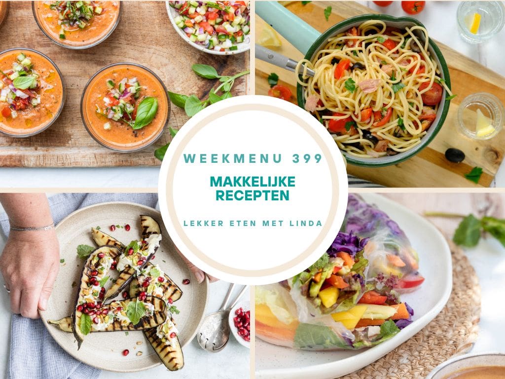 Weekmenu - Lekker eten met Linda